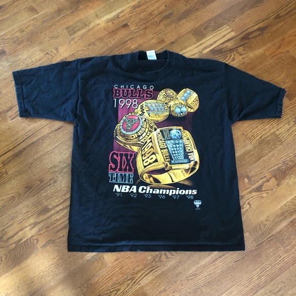 Pro Player | Shirts | Vintage Pro Player Chicago Bulls Nba Champions ...